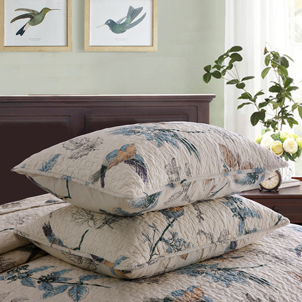 100% Cotton Patchwork Coverlet Set - Sparrow – coverlet heaven