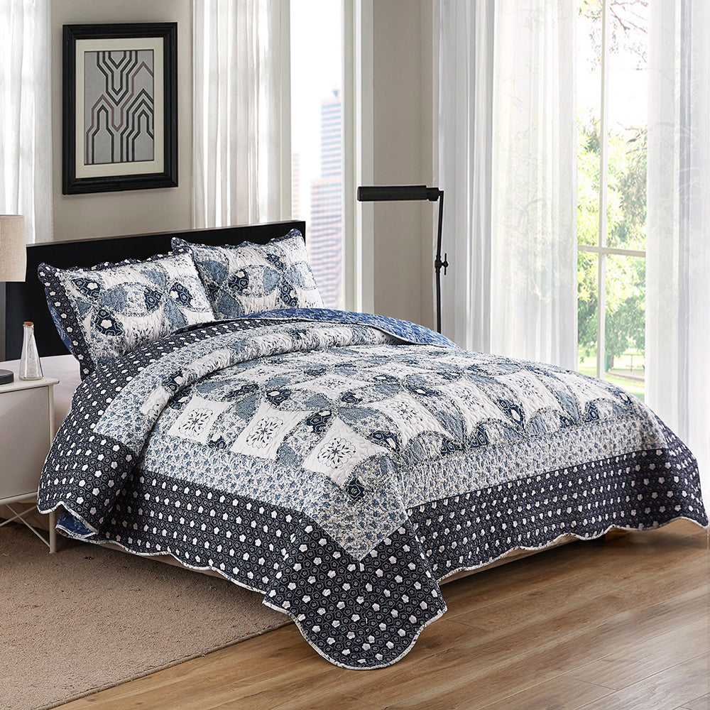 Patchwork Coverlet/Bedspread Set Y-33 – coverlet heaven